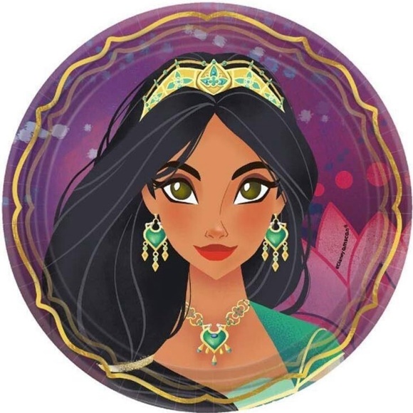 Disney | Party Supplies | Disney Aladdin Princess Jasmine Metallic ...